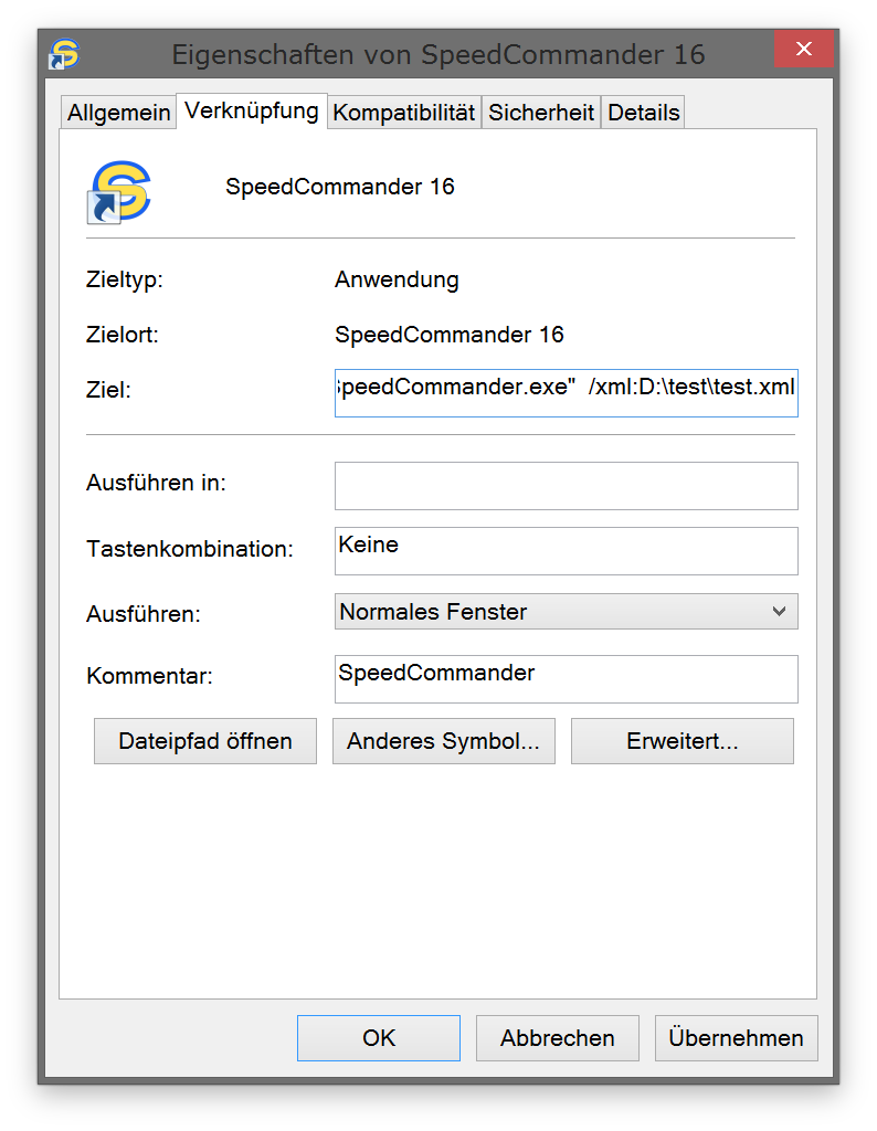 Wie kann ich SpeedCommander mit einer frischen Konfiguration starten ...
